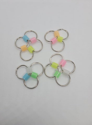 Glow in the Dark Key Ring Fidgets | Etsy