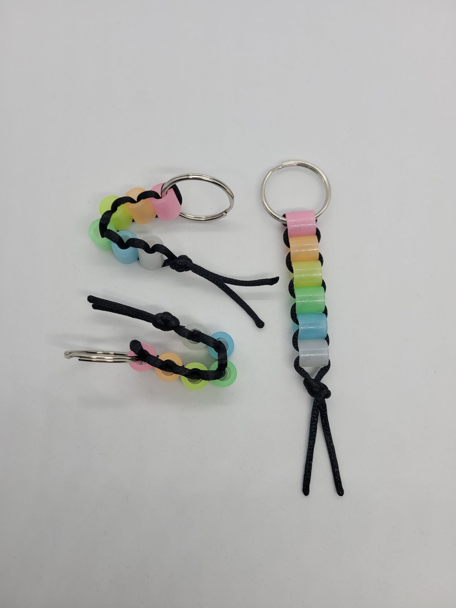 Glow in the Dark Big Bead Fidget Keychain - Etsy