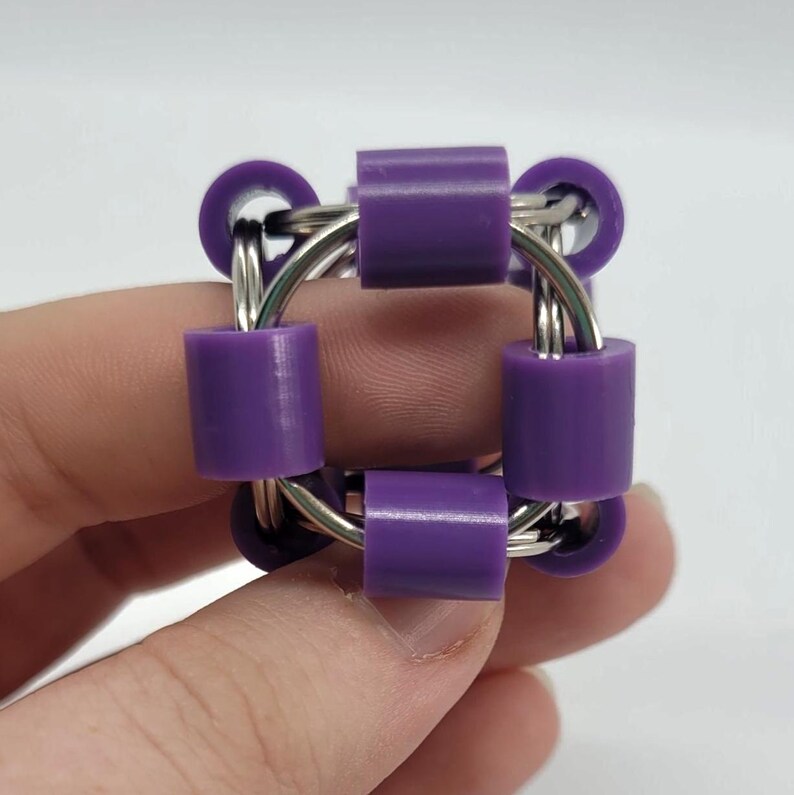Cubed Finger Fidget Keychain | 16 Color Options! - Etsy
