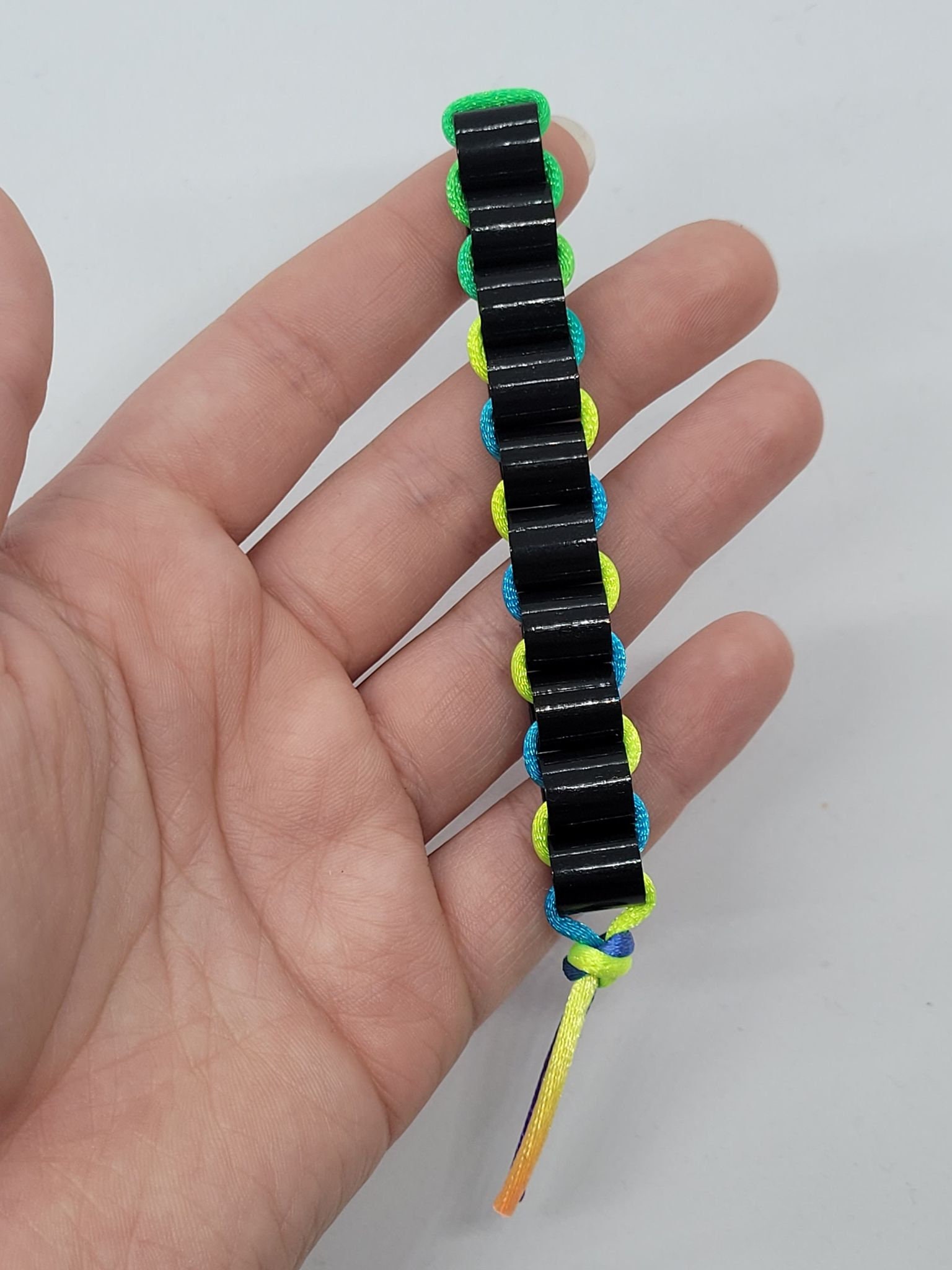 Big Bead Neon Rainbow Cord Fidget - Etsy