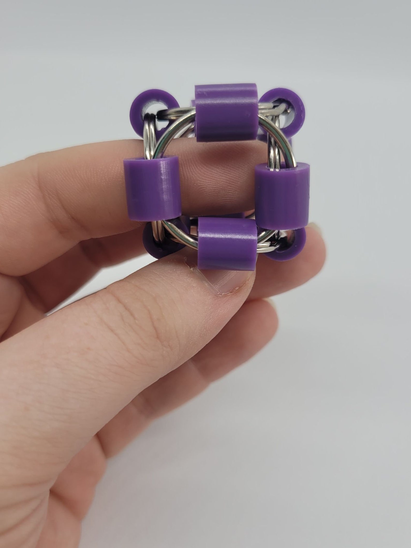 Cubed Finger Fidget Keychain 16 Color Options | Etsy