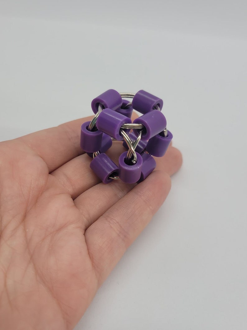 Cubed Finger Fidget Keychain 16 Color Options | Etsy