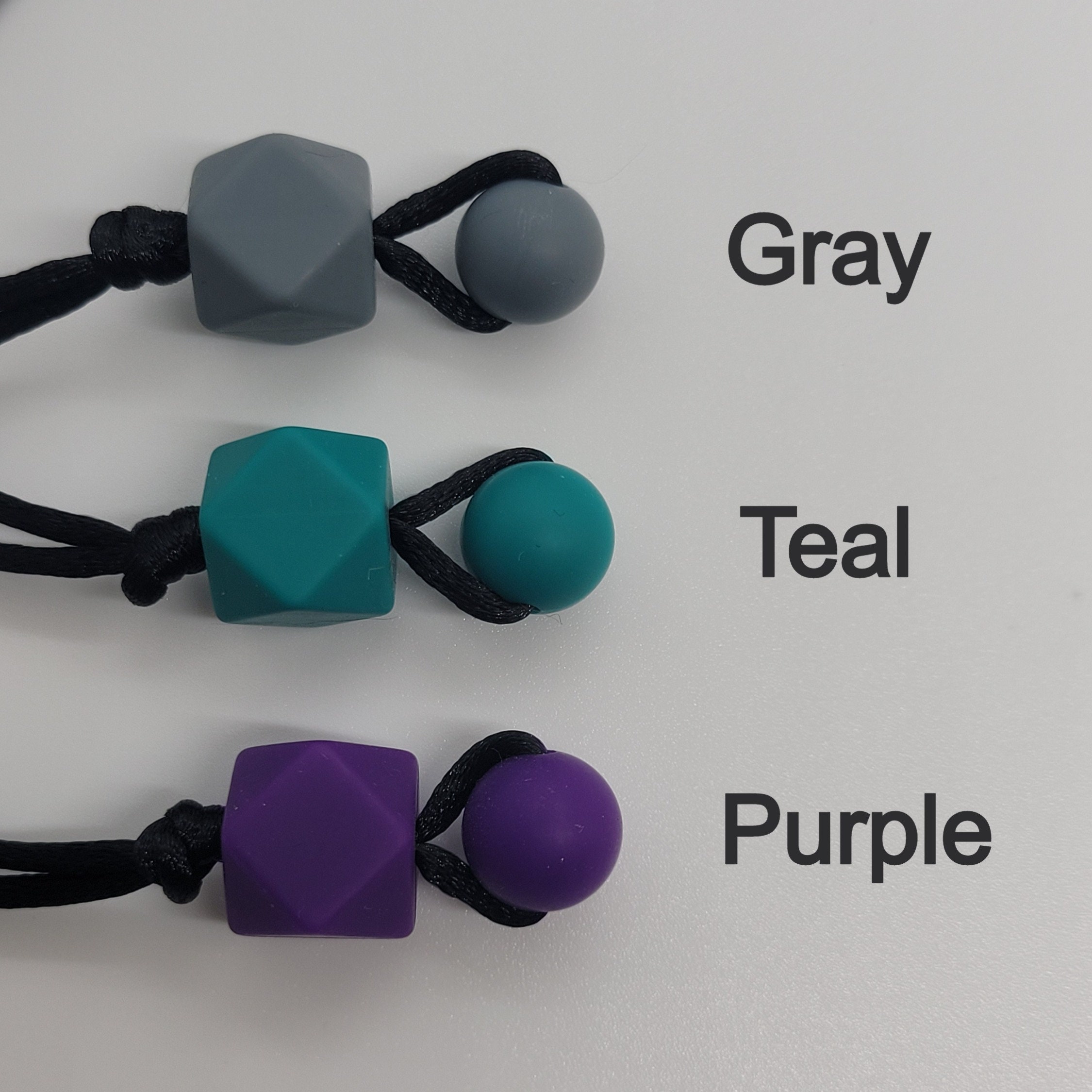Simple Hex Sensory Fidget Necklace 13 Colors - Etsy