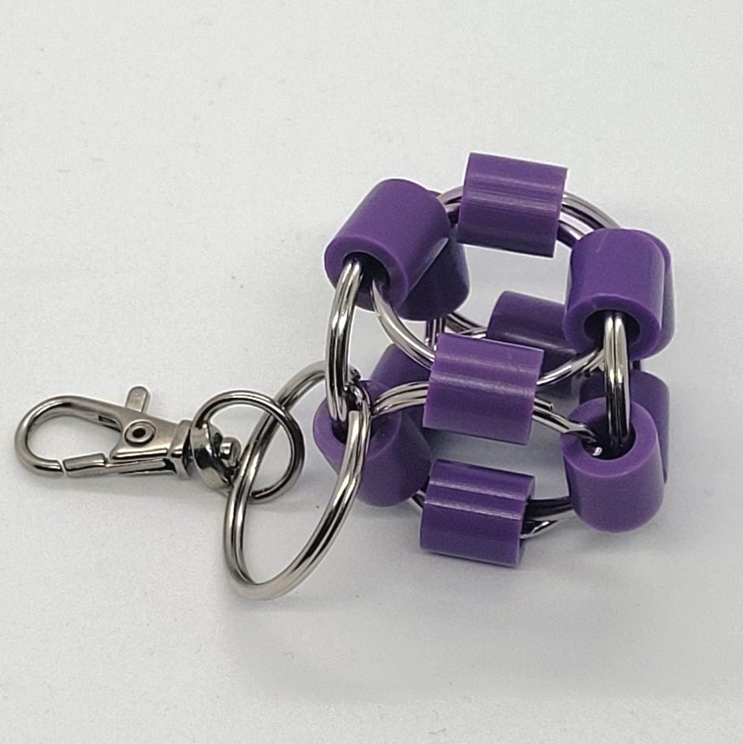 Cubed Finger Fidget Keychain | 16 Color Options! - Etsy
