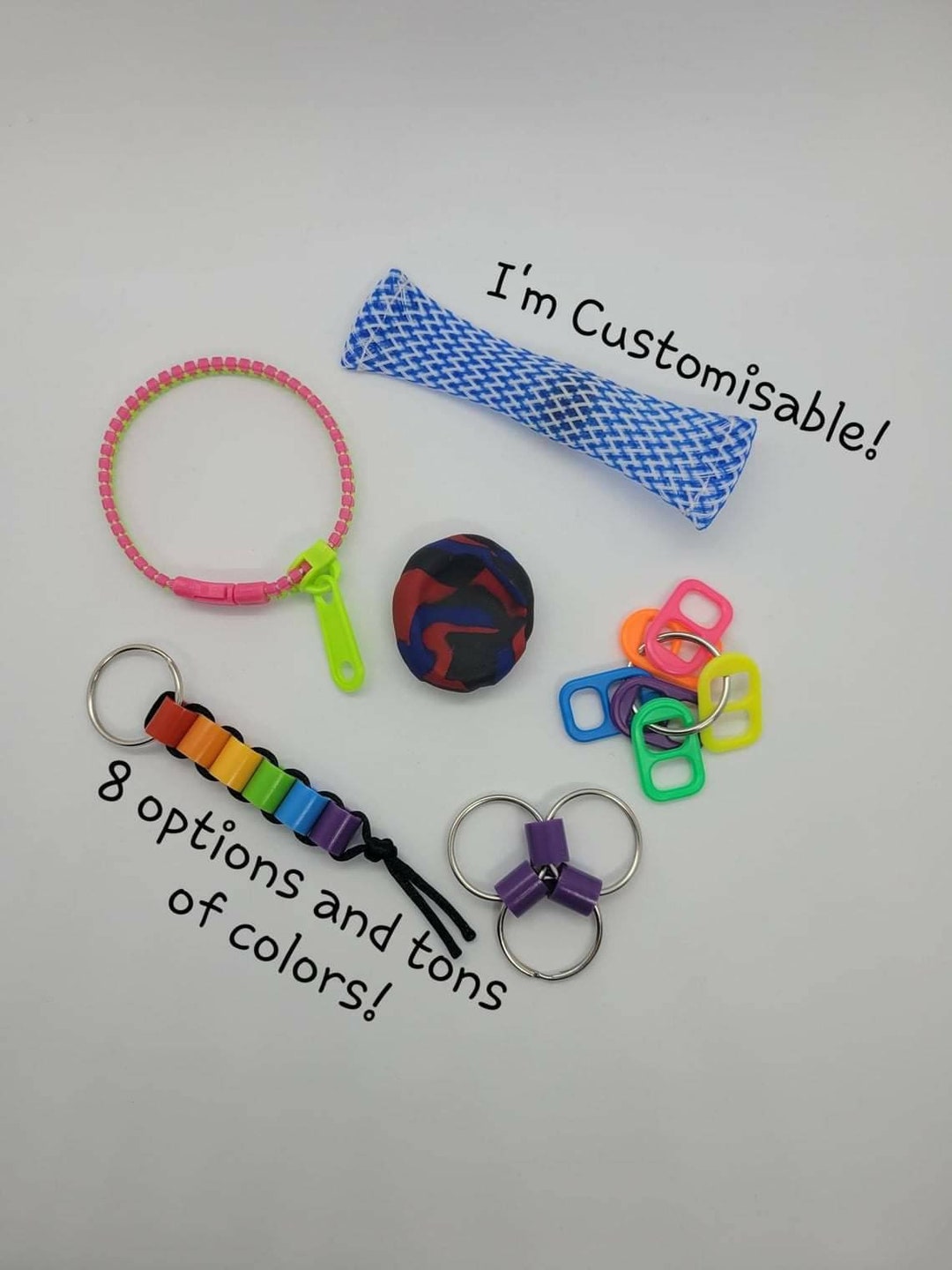 Starter Fidget Bundle Kit Quiet & Noisy Fidget Bundle - Etsy Denmark