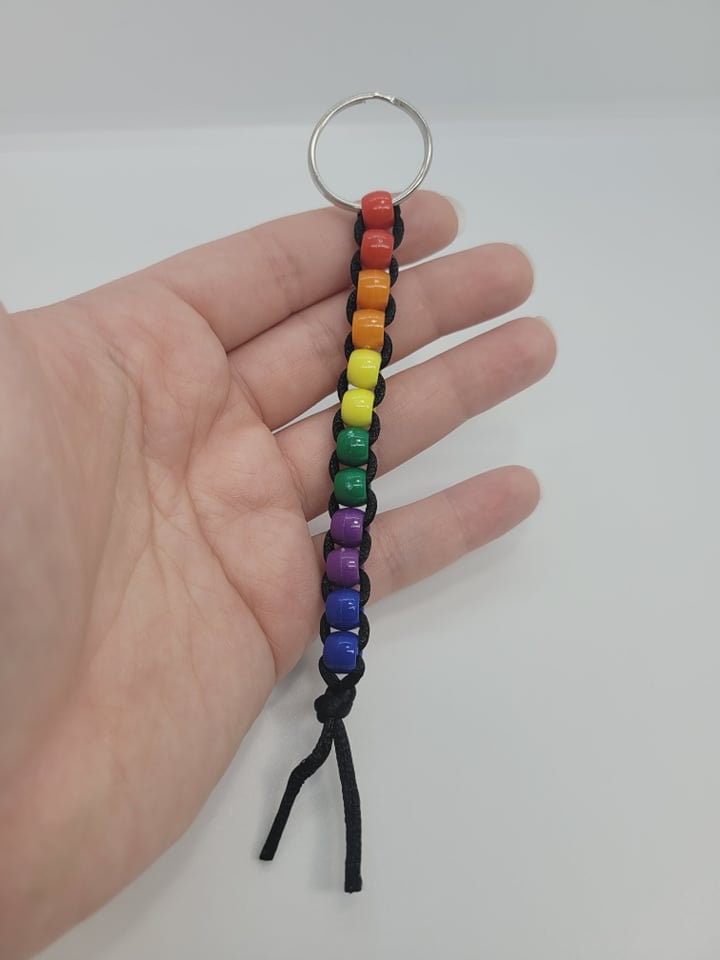 Pride Small Bead Keychain Fidget 20 Pride Flags | Etsy