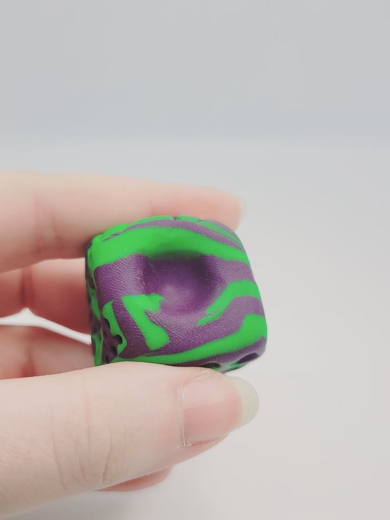 Worry Stone Fidget Cube - 21 Color Options! - Finger Fidget - Etsy