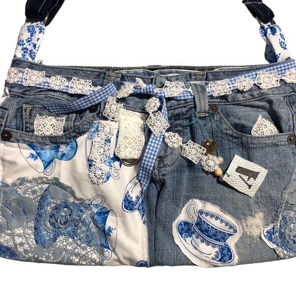 Jean Purse - Etsy