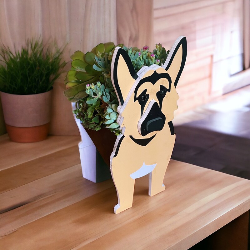 Corgi Planter - Etsy