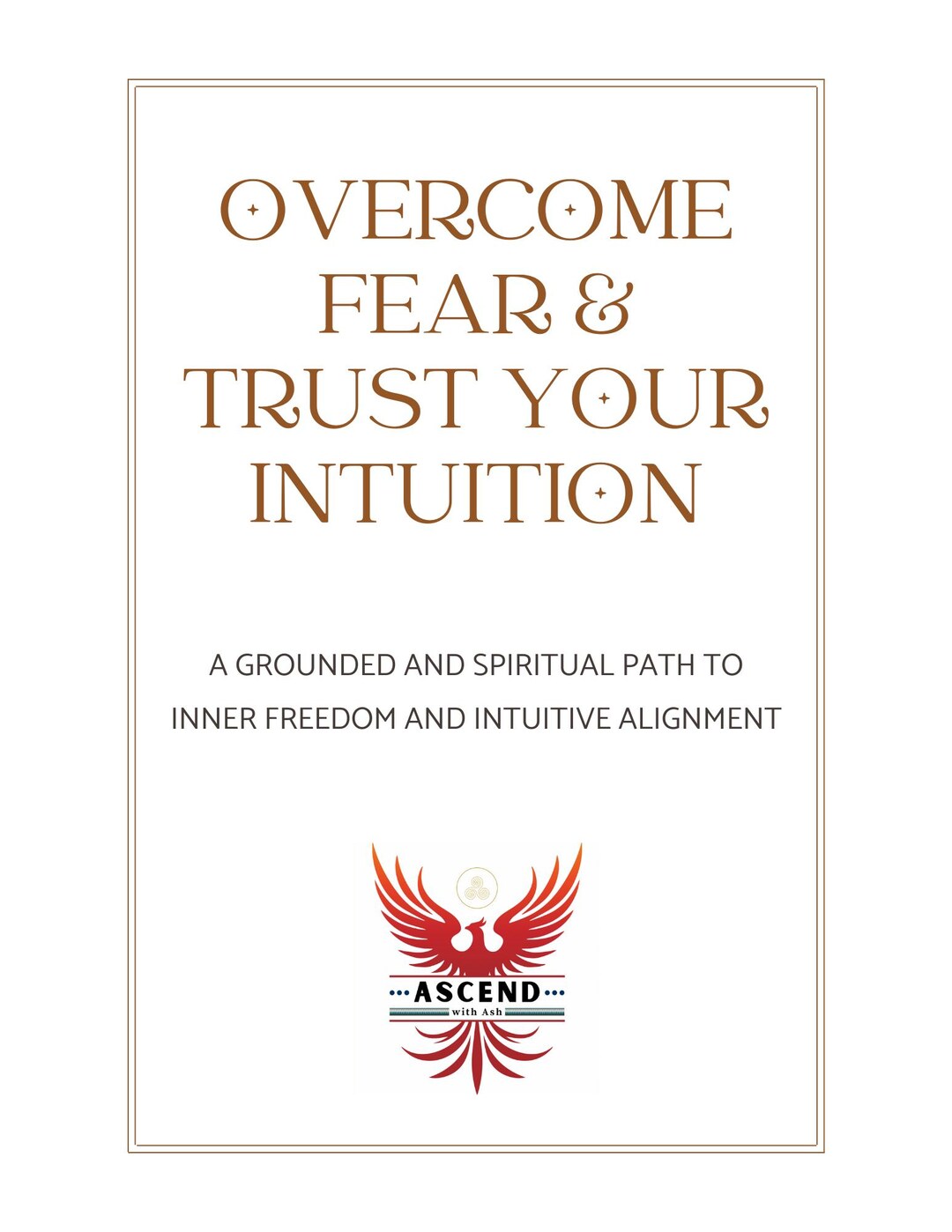 Fear to Intuition Workbook | Self-growth & Spiritual Awakening Guide ...