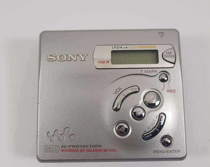 Sony Minidisc Recording Walkman MZ-R501 - Etsy