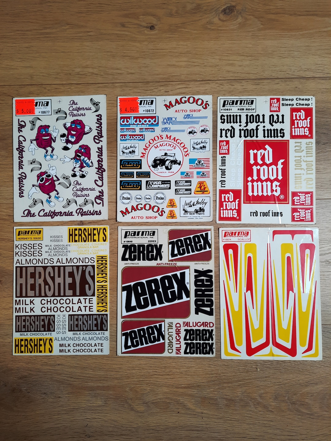 Parma | Vintage Decals | RC Models | Nascar | 6 Sheets - Etsy