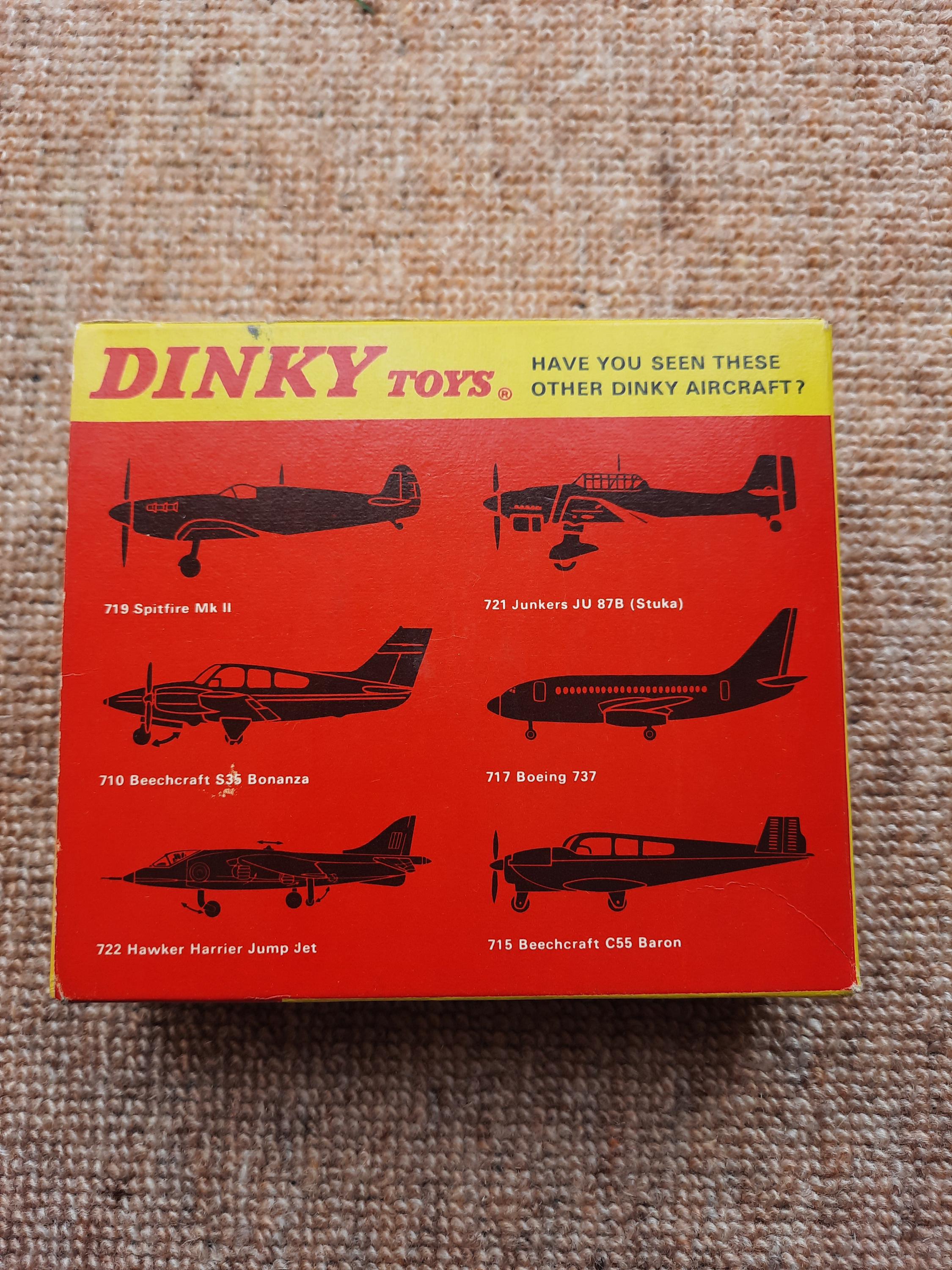 Zeer Nette Dinky Toy Model 723 Hawker Siddeley Executive Jet in ...
