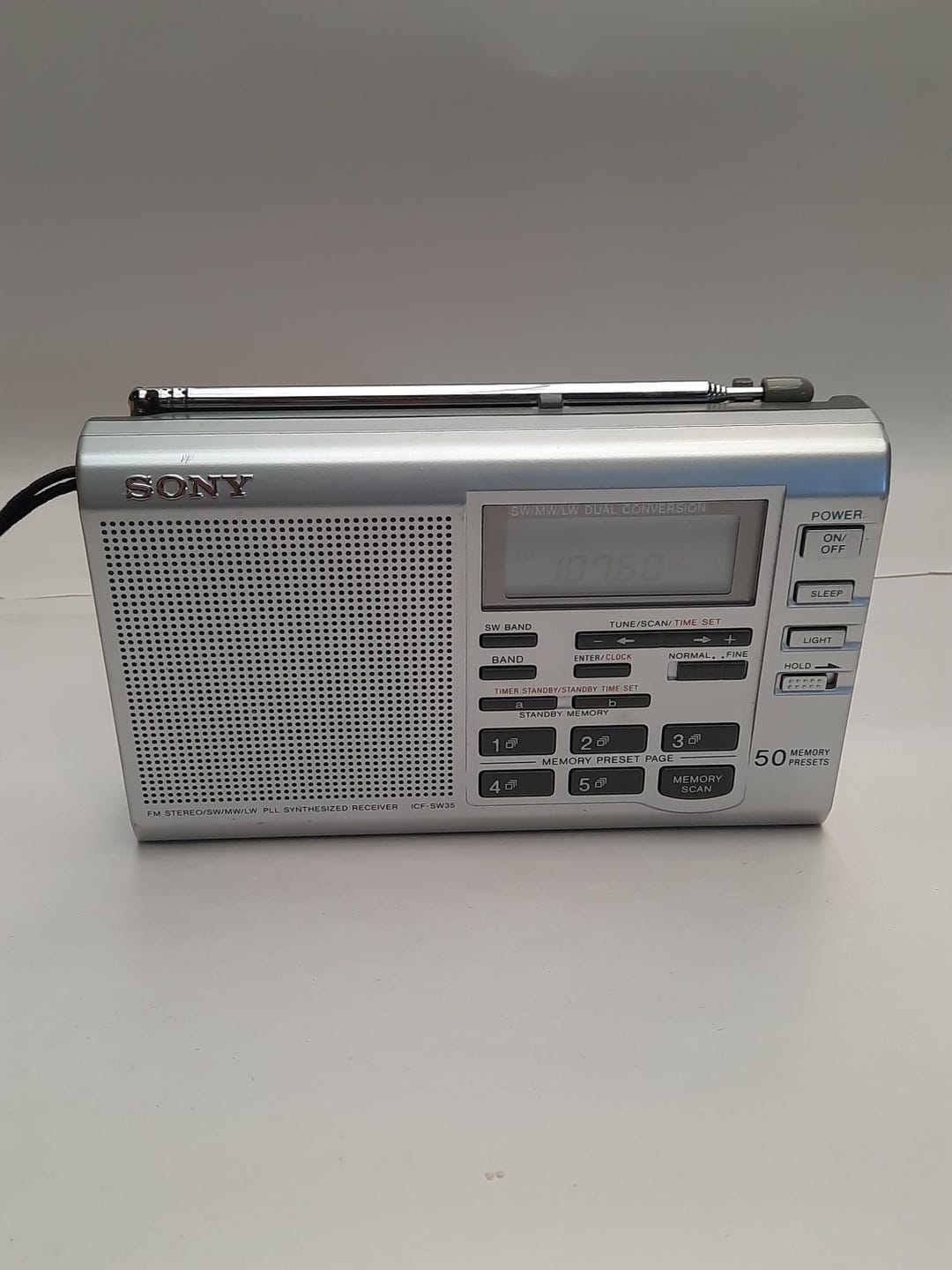 Digitale Wereldontvanger Sony ICF SW35 Met Hoes En Handleiding - Etsy