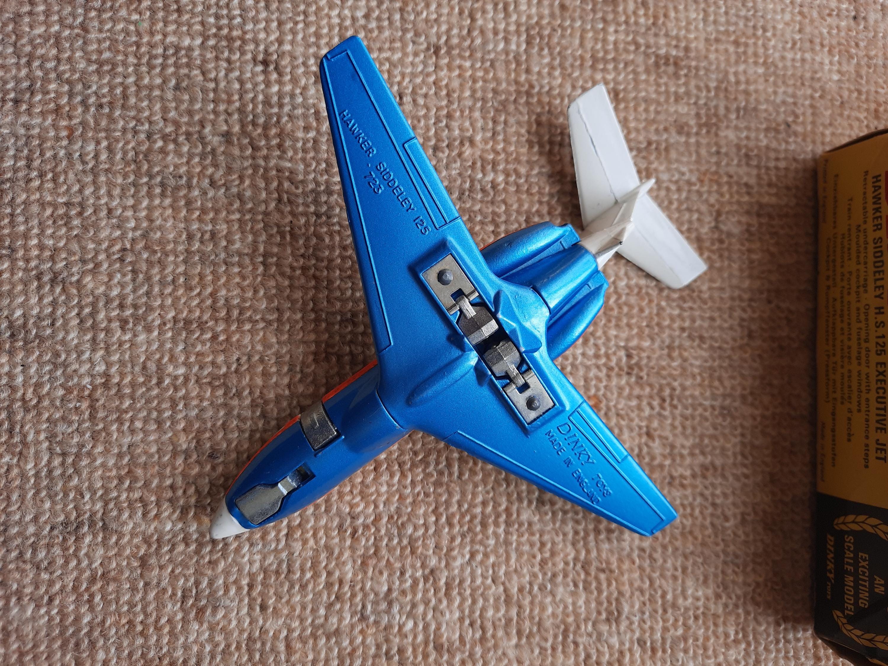 Zeer Nette Dinky Toy Model 723 Hawker Siddeley Executive Jet in ...