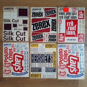 Parma | Vintage Decals | RC Models | Nascar | 6 Sheets - Etsy