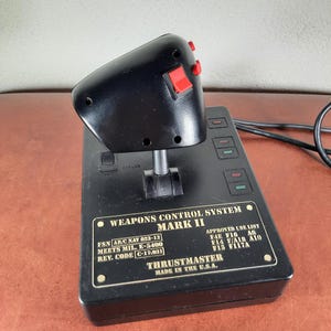 Thrustmaster 1990s Mark II Weapon Control System Joystick Controller ...