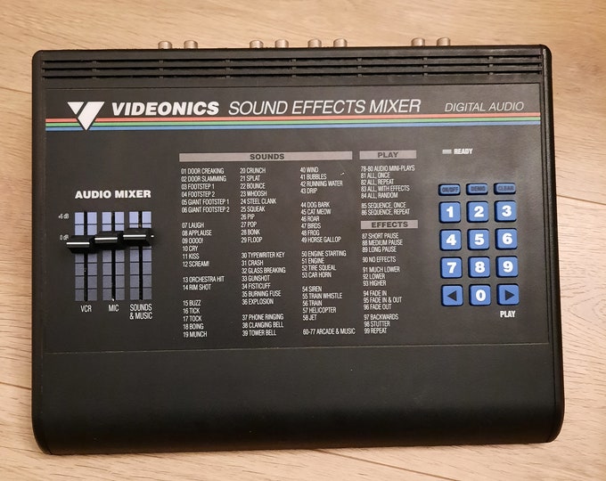 Videonics Sound Effects Mixer, Boing Box, Video Production, Broadcast ...