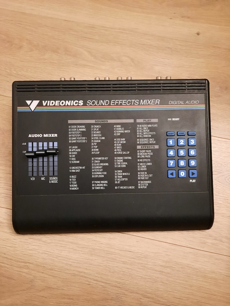 Videonics Sound Effects Mixer, Boing Box, Video Production, Broadcast ...