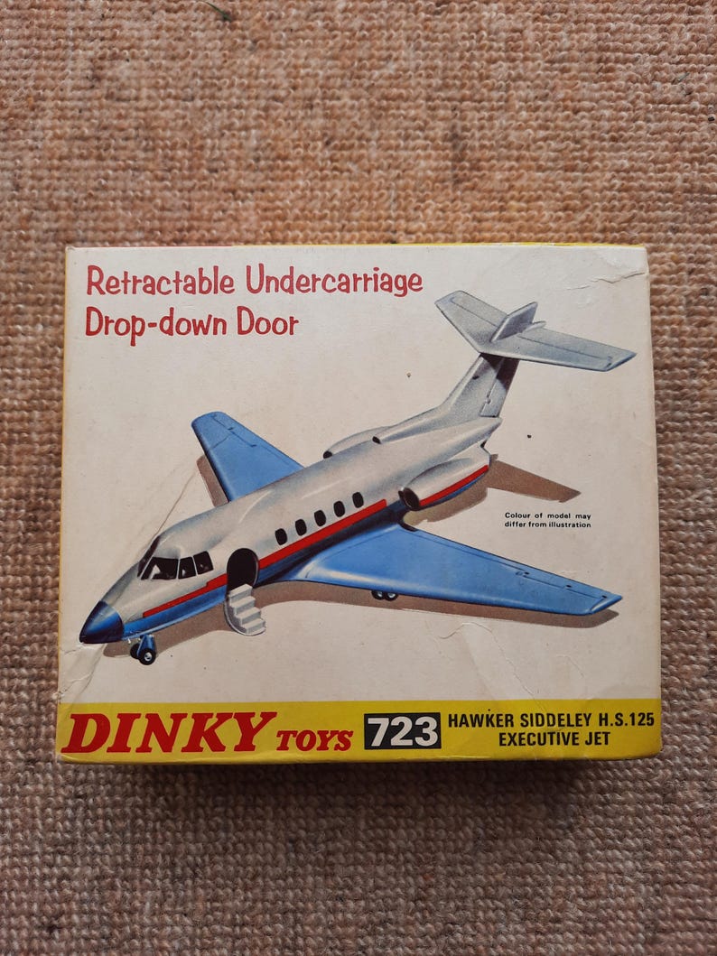 Zeer Nette Dinky Toy Model 723 Hawker Siddeley Executive Jet in ...