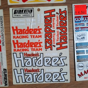 Parma | Vintage Decals | RC Models | Nascar | 6 Sheets - Etsy