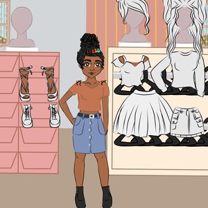 Paper Doll Makayla- Brittany's Doll Collection - Etsy