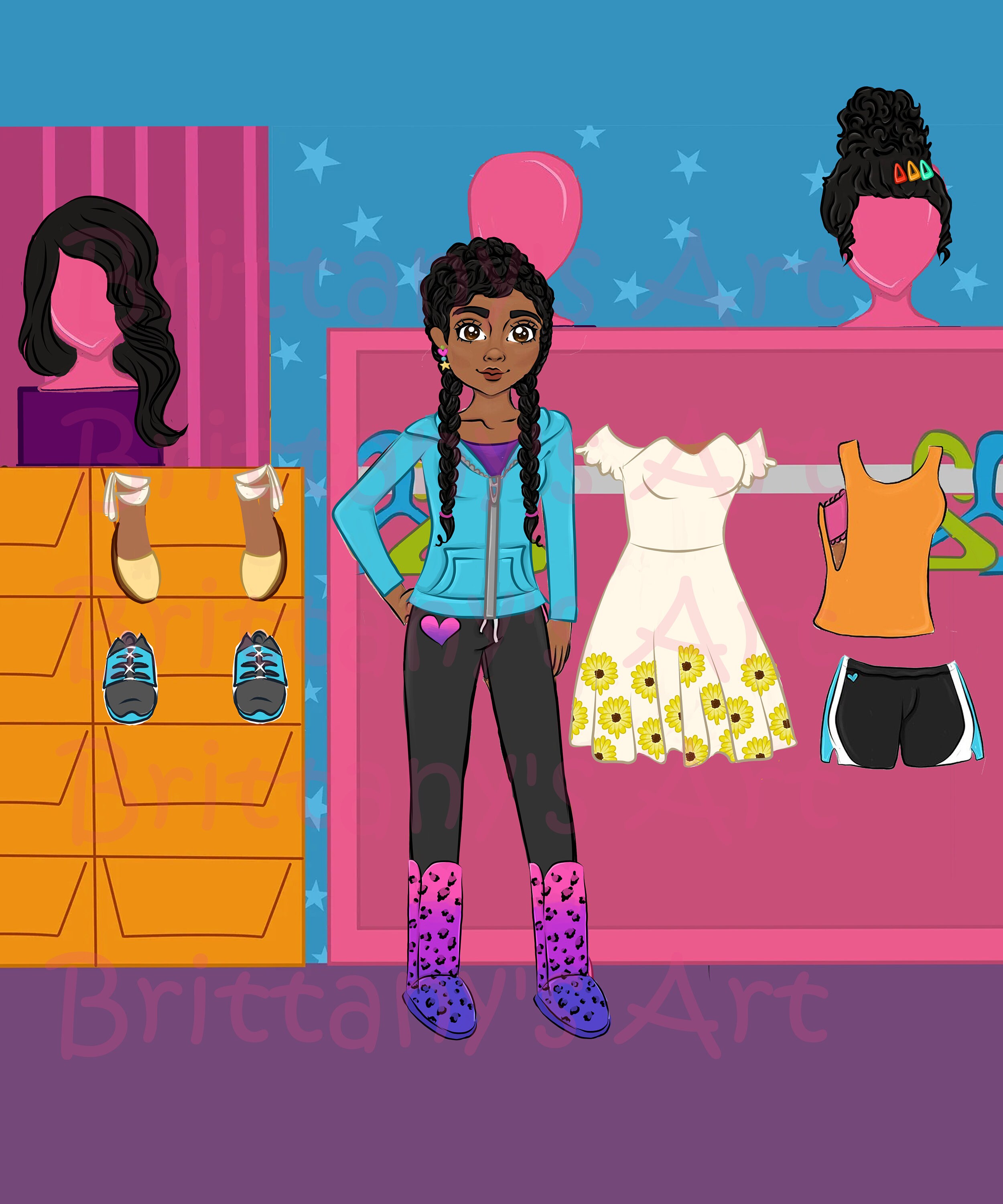 Paper Doll Makayla- Brittany's Doll Collection - Etsy