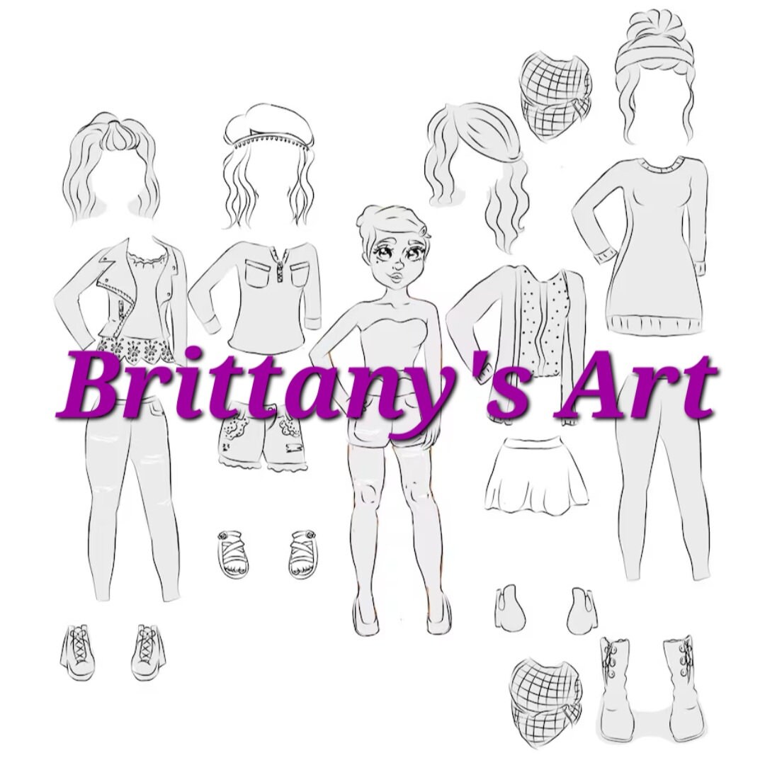 Abby Paper Doll to Color - Etsy