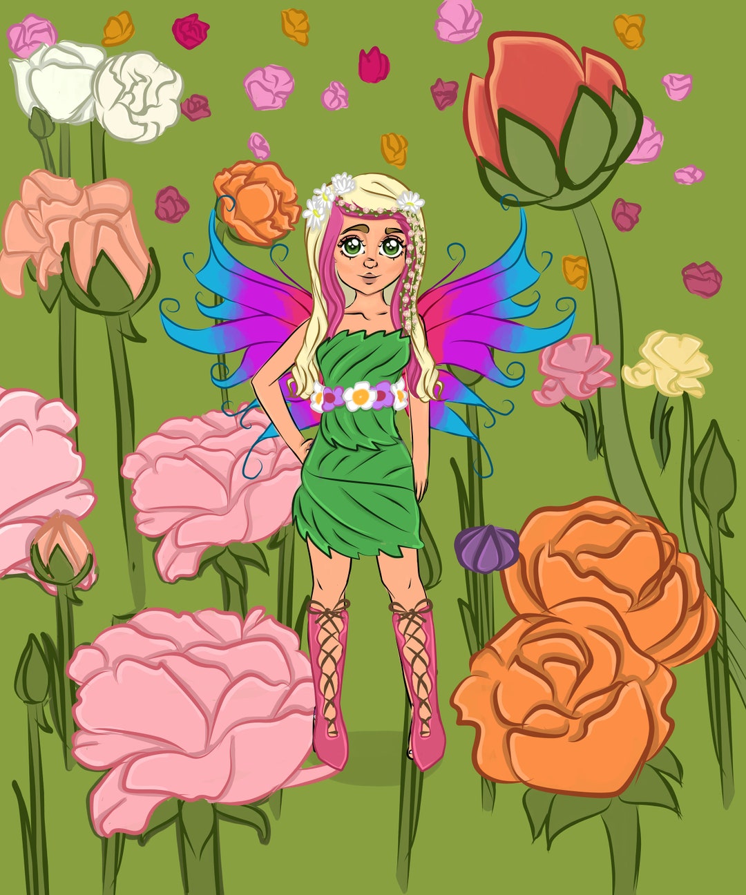 Fairy Paper Doll: Shayleen - Etsy