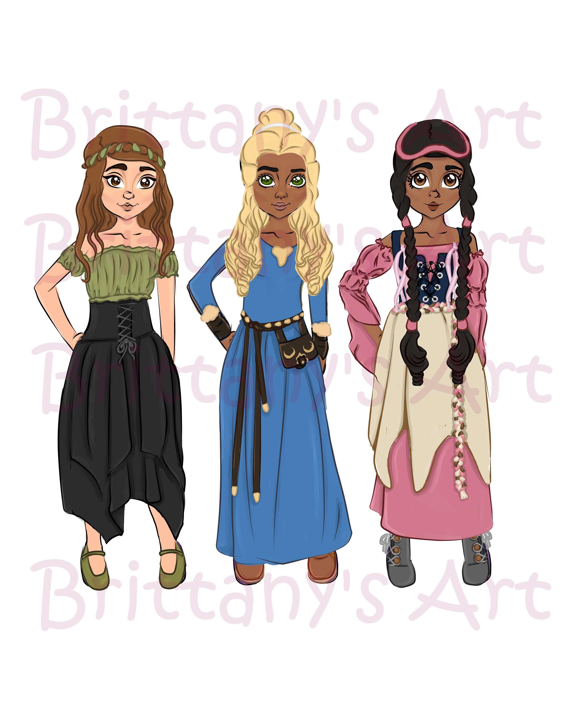 Renaissance Inspired Paper Doll Clothes - Etsy