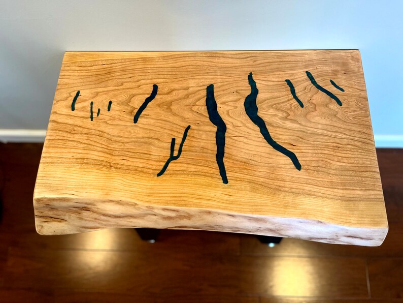 Stunning Handcrafted Finger Lakes Live Edge Cherry Table - Etsy