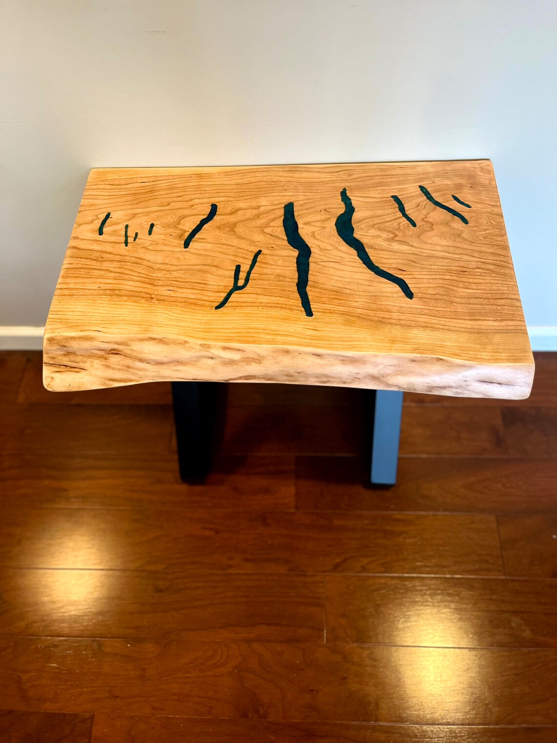 Stunning Handcrafted Finger Lakes Live Edge Cherry Table - Etsy