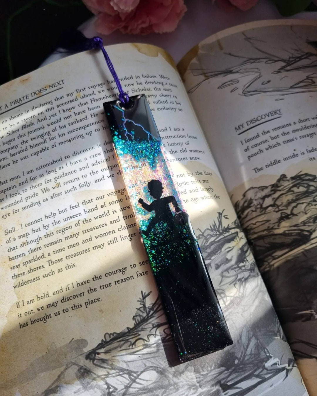 Spooky Book Marks. Horror Book Marks. Resin Handmade Spooky - Etsy