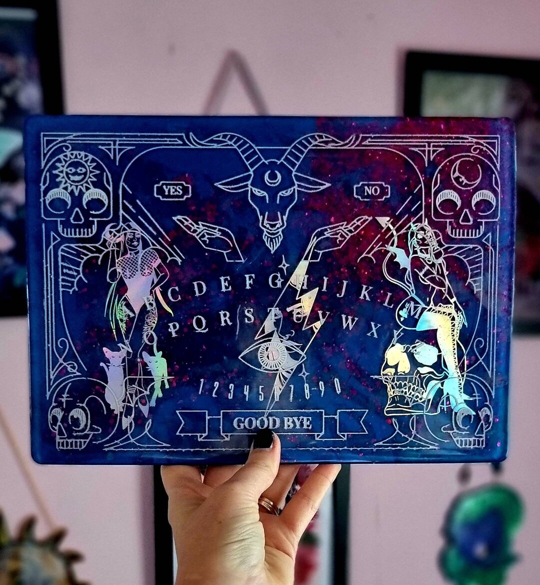 Ouija Board and Planchette Set ~ Full Size ~ Divination Tool. Handmade ...