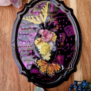 Dark Arts Wall Art Art. Resin Frame Wall Art. Handmade. Gifts Gothic ...