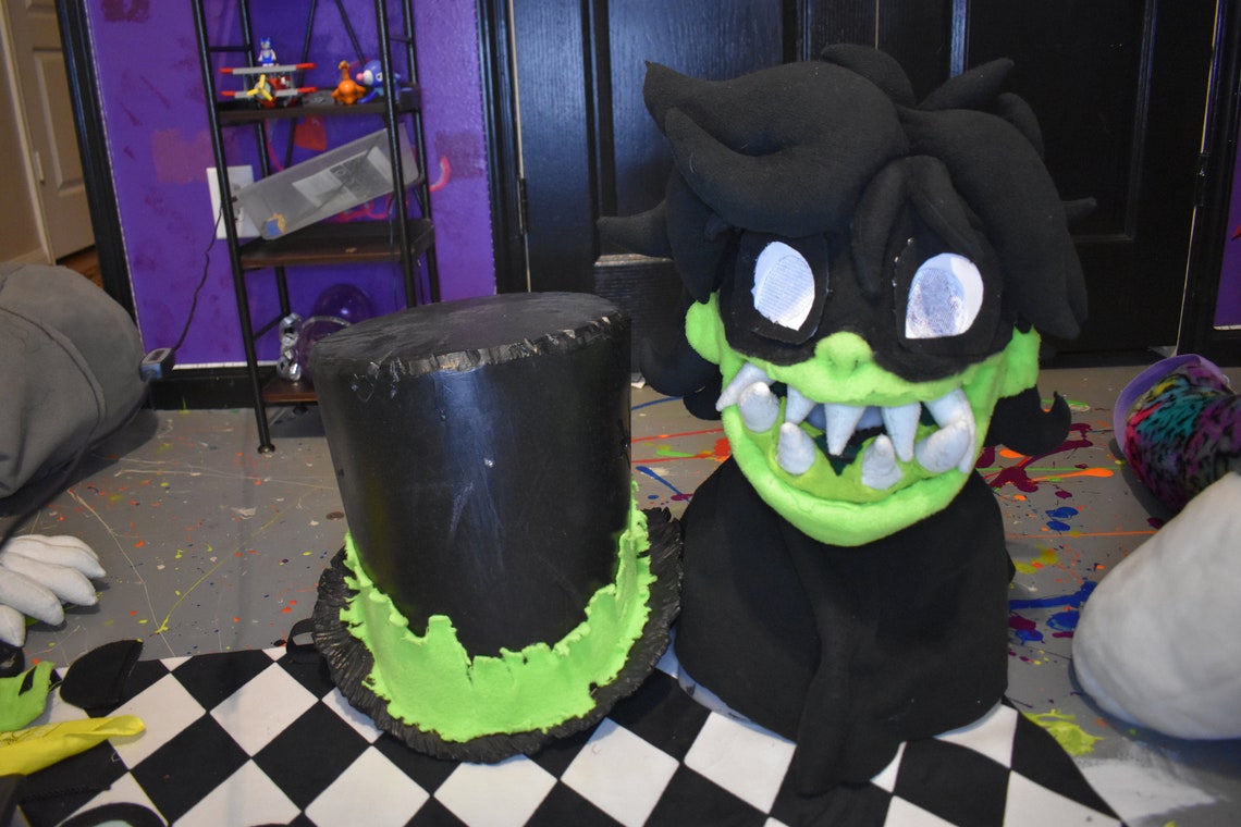 Thafnine Hacknine Fursuit Head and Claws Partial Youtube Fanart ...