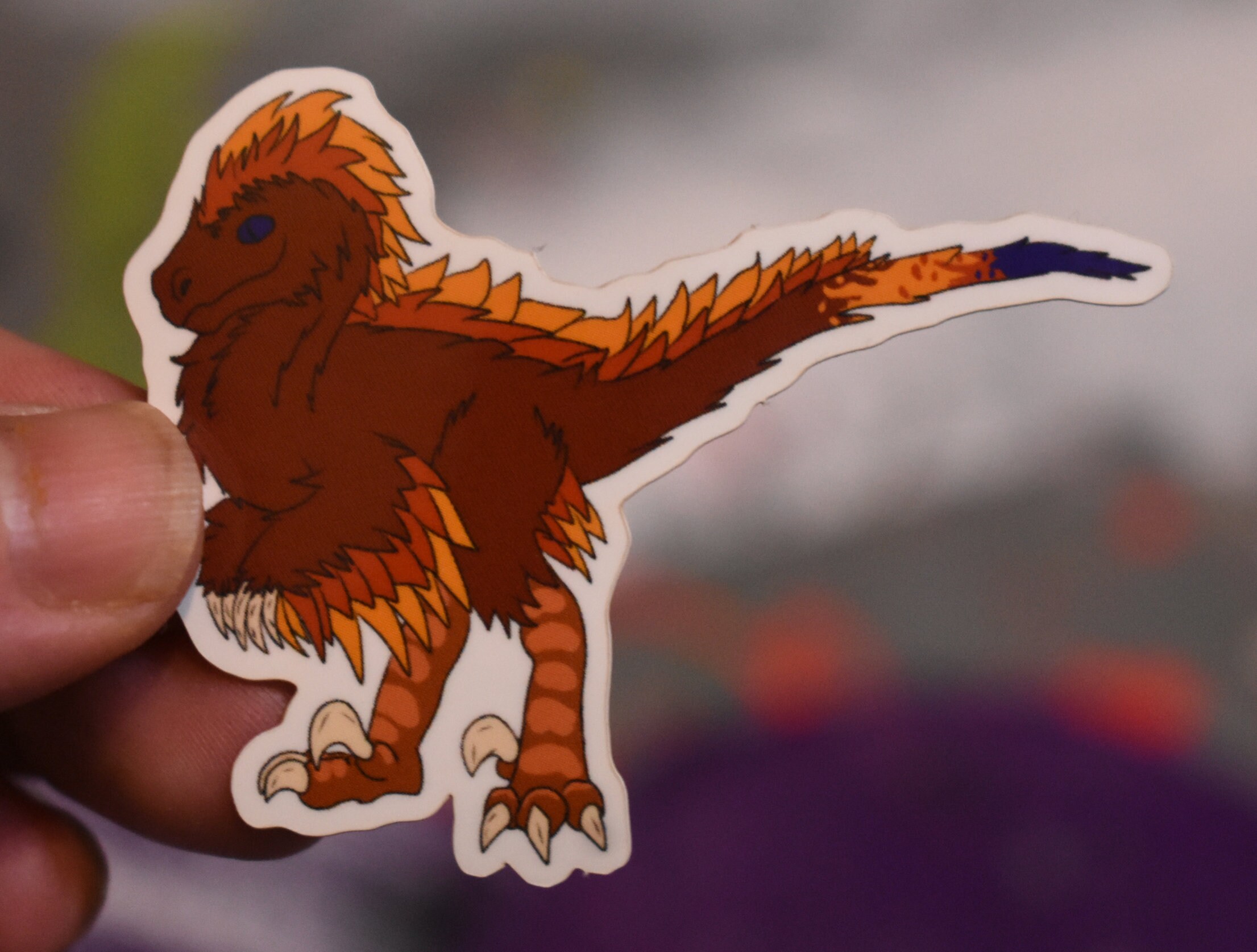 Rollercoaster Rita the Smiler Alton Towers Inspired Velociraptor Raptor ...