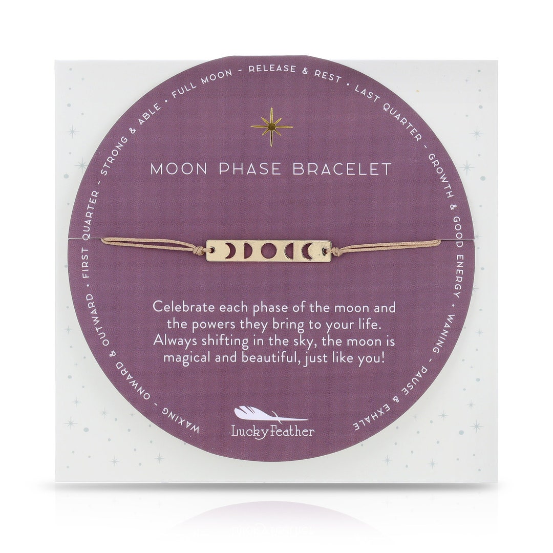 Moon Phase Bracelet - Etsy