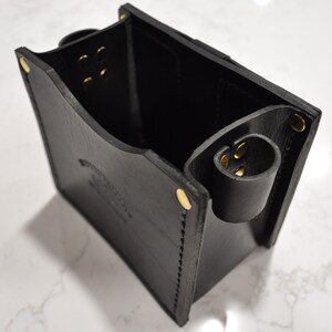 Black Leather 12 Gauge Shotgun Shell Box Holder - Etsy