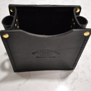 Black Leather 12 Gauge Shotgun Shell Box Holder - Etsy