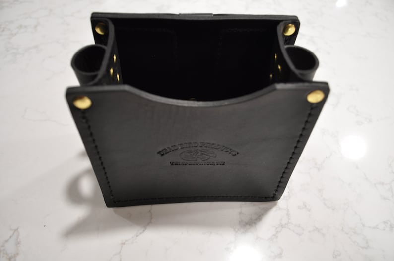 Black Leather 12 Gauge Shotgun Shell Box Holder - Etsy