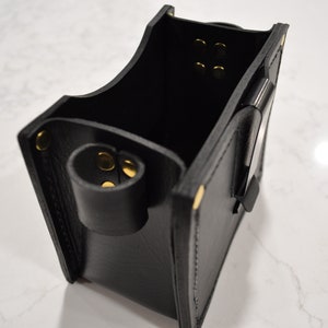 Black Leather 12 Gauge Shotgun Shell Box Holder - Etsy