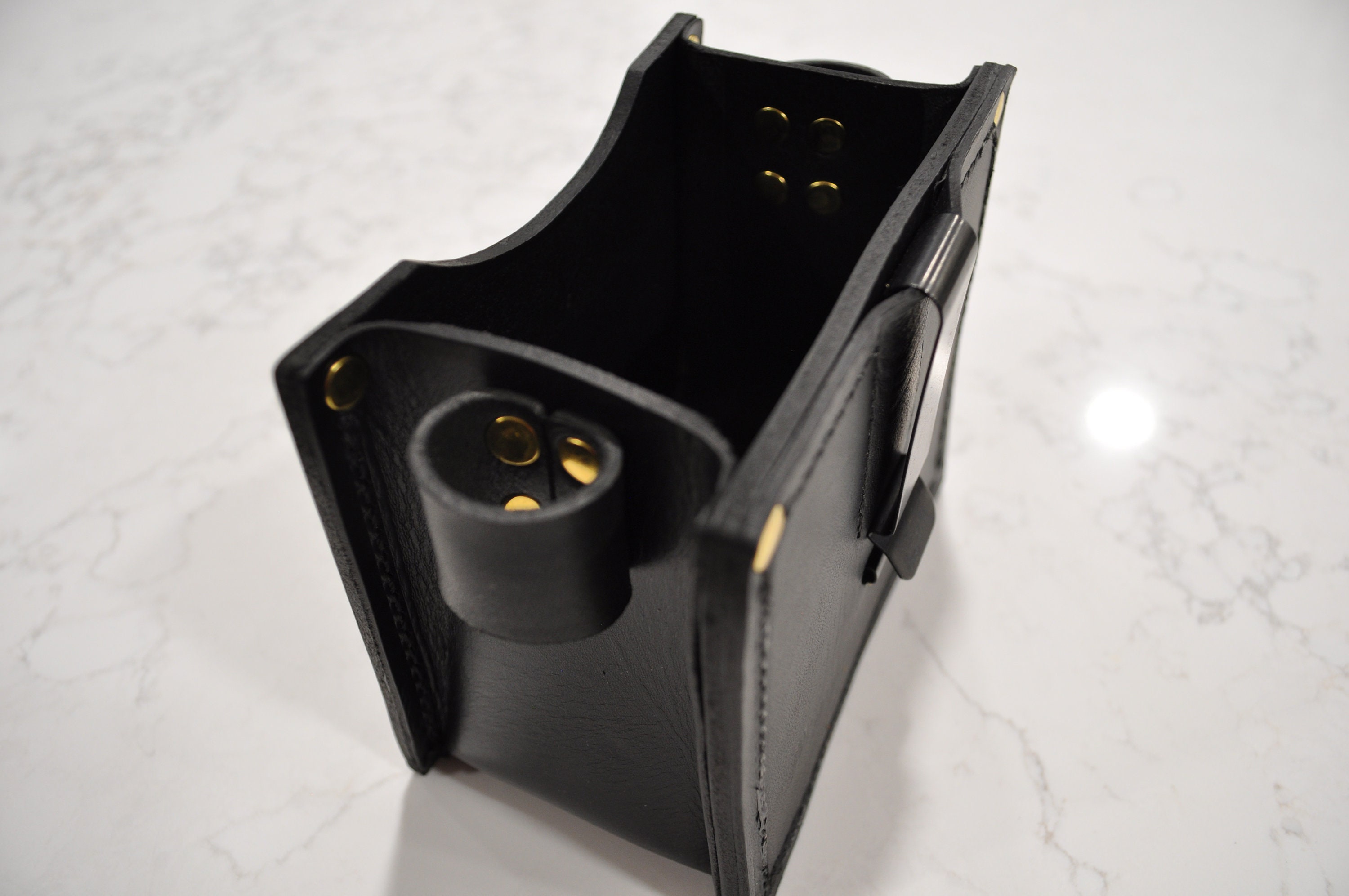 Black Leather 12 Gauge Shotgun Shell Box Holder - Etsy