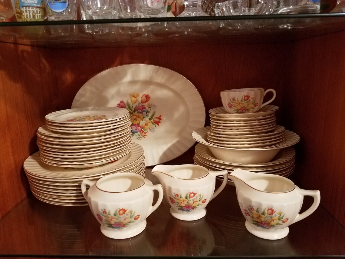 1930 Edwin Knowles Dishes - Etsy