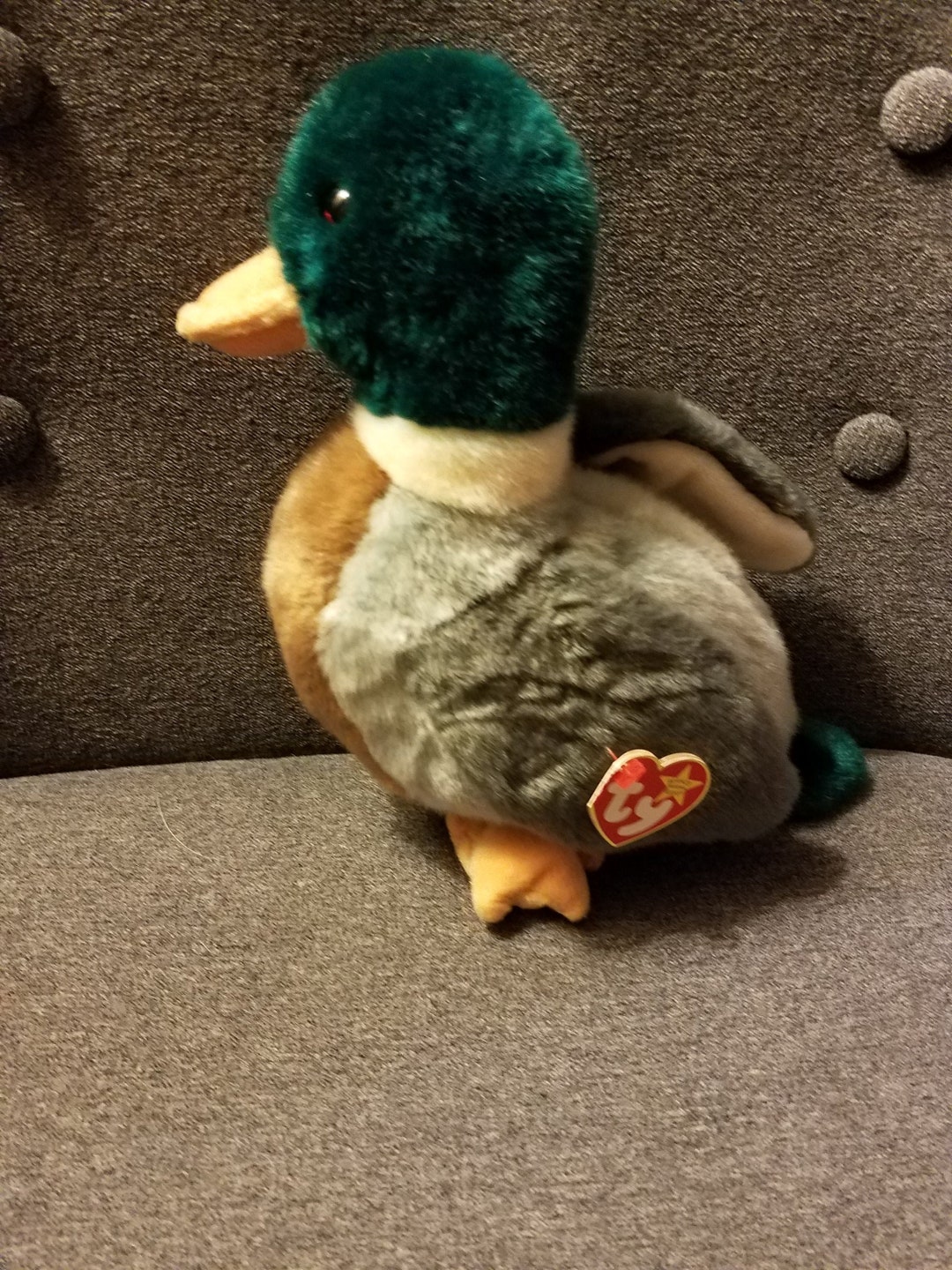 Jake the Mallard Duck 1998 Ty Beanie Buddie - Etsy