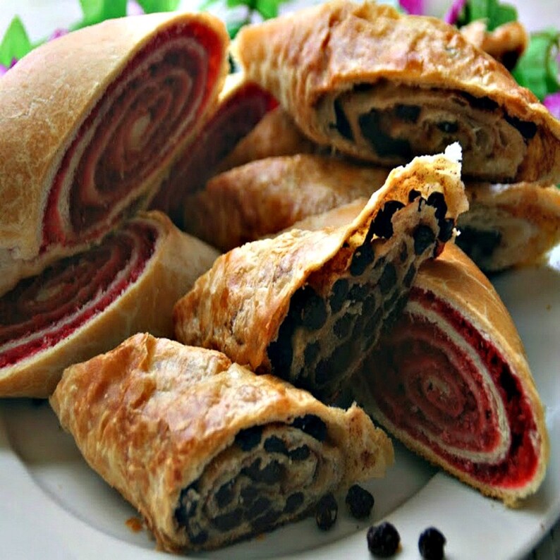 Trinidad Currant & Coconut Rolls | Etsy