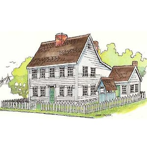 Paper Model House Salt Box - Etsy