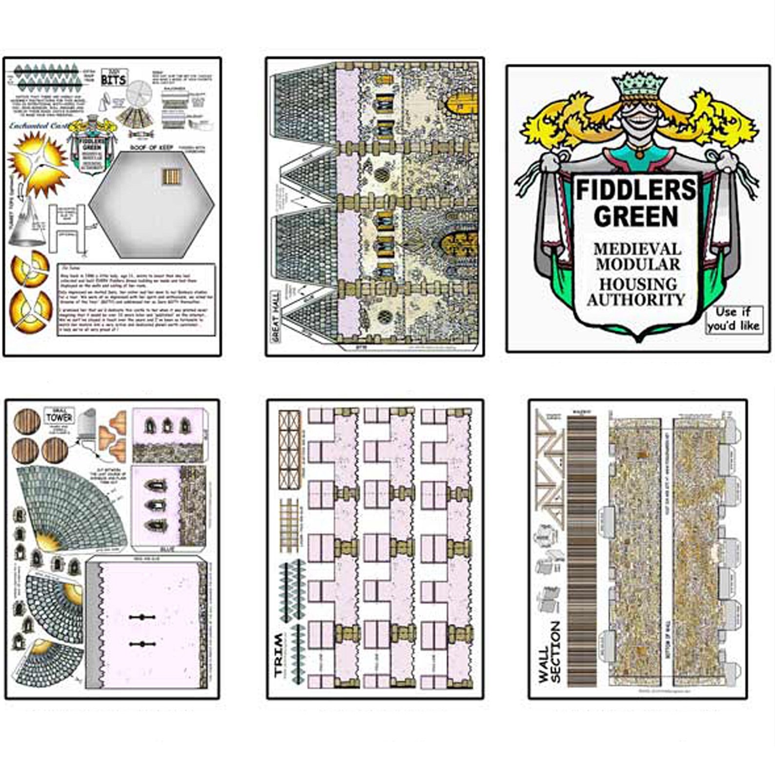 Paper Castle Model, Medieval Castle, Miniature Castle - Etsy