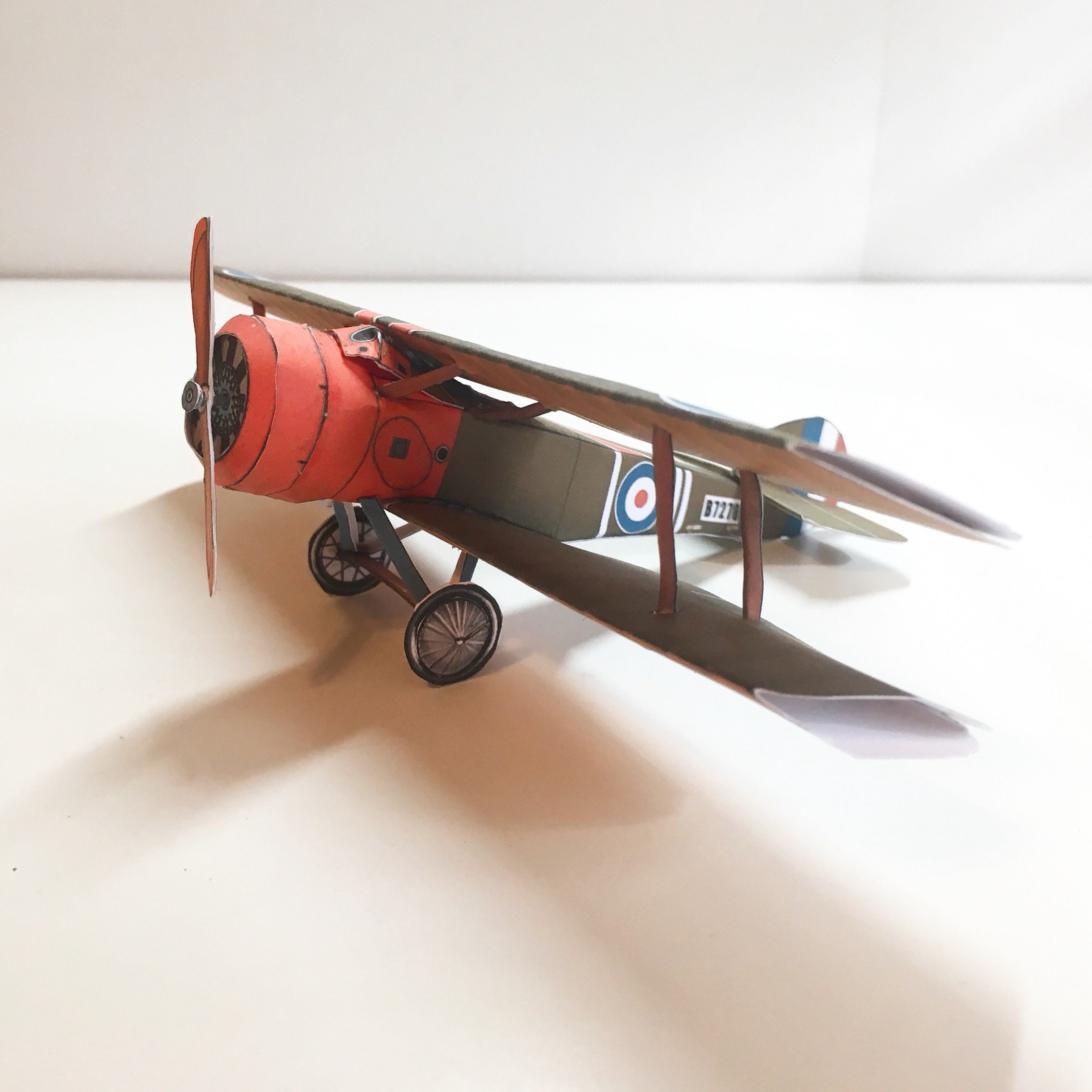 Sopwith Camel, Plane Paper Model Kit - Etsy