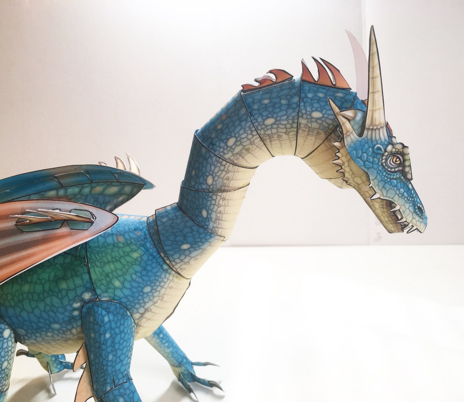 Dragon Papercraft Model - Etsy
